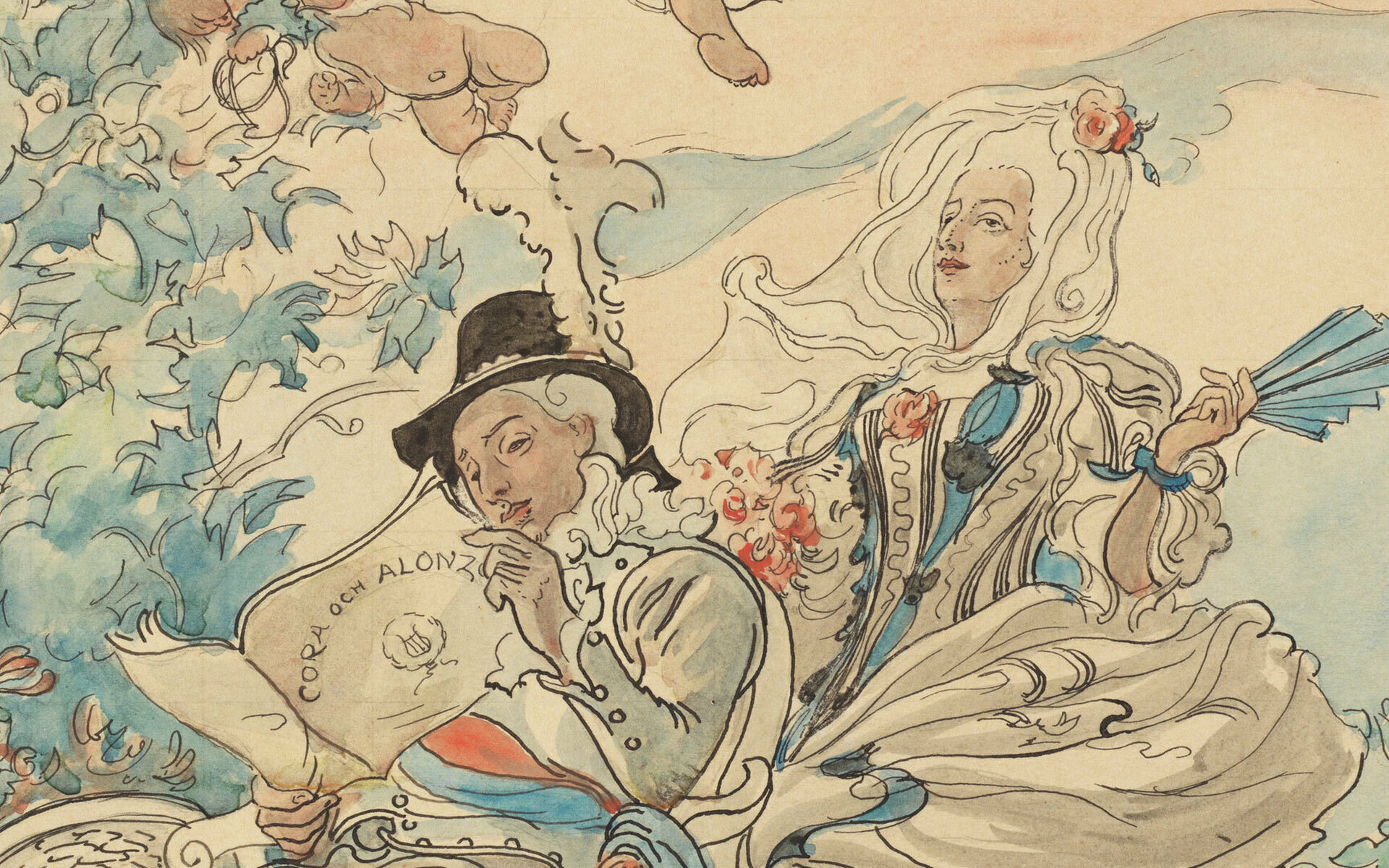 Nationalmuseum | Sketches by Carl Larsson