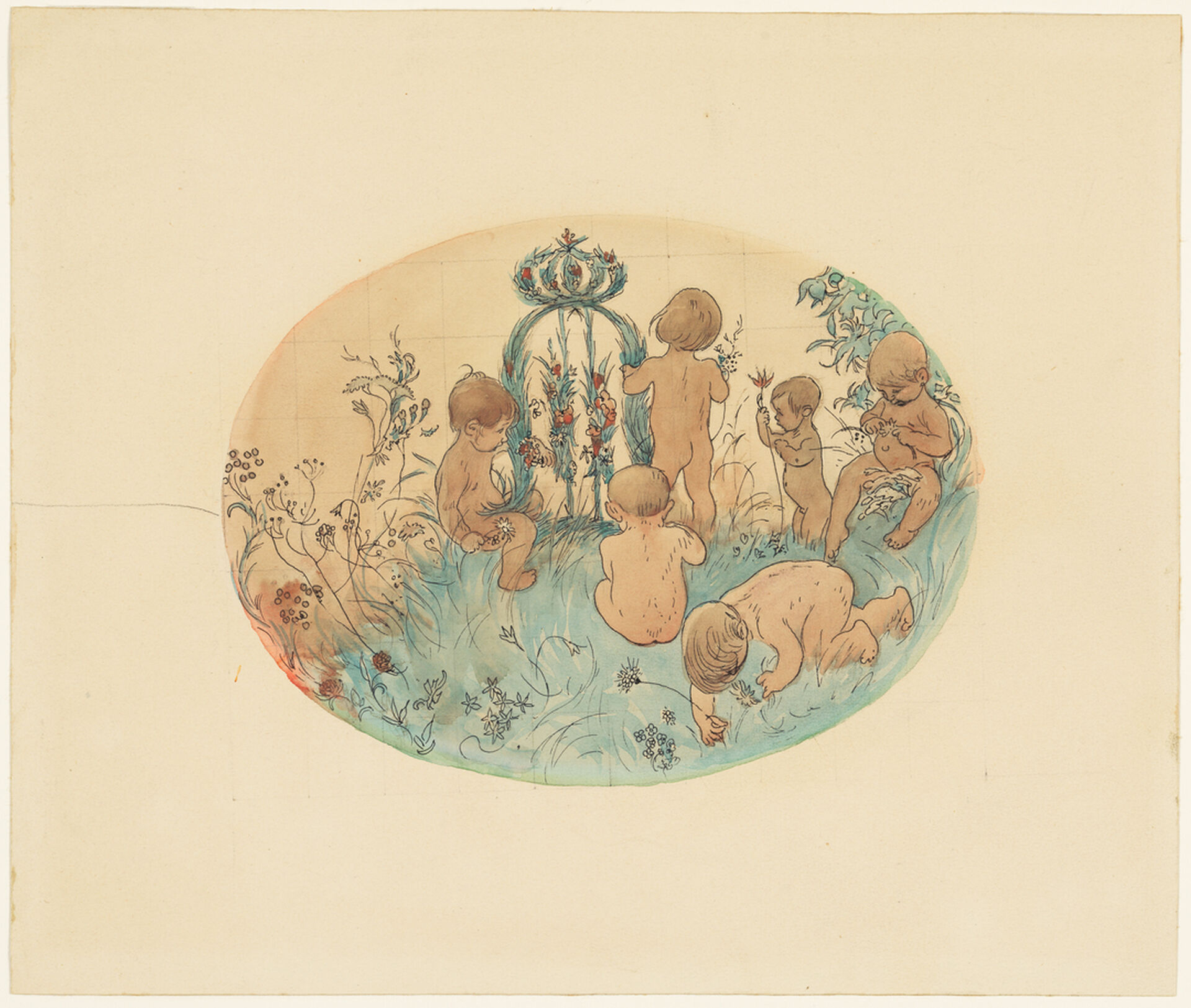 Skisser av Carl Larsson | Nationalmuseum